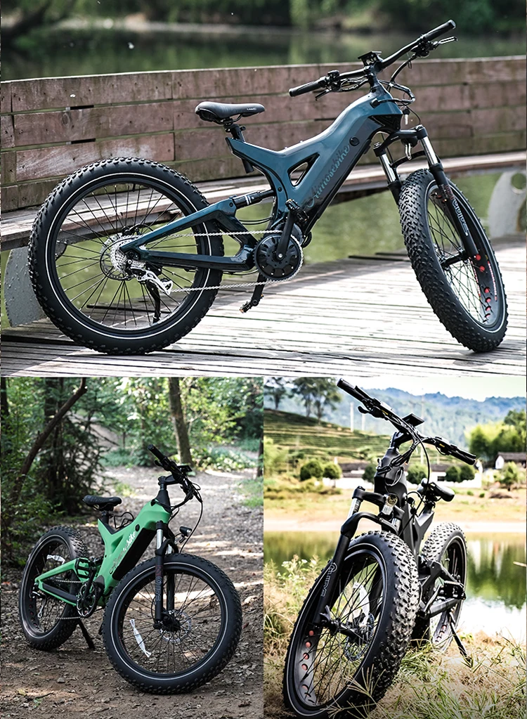 26 Inch Full Suspension Electric Bike - Snow Bike M620