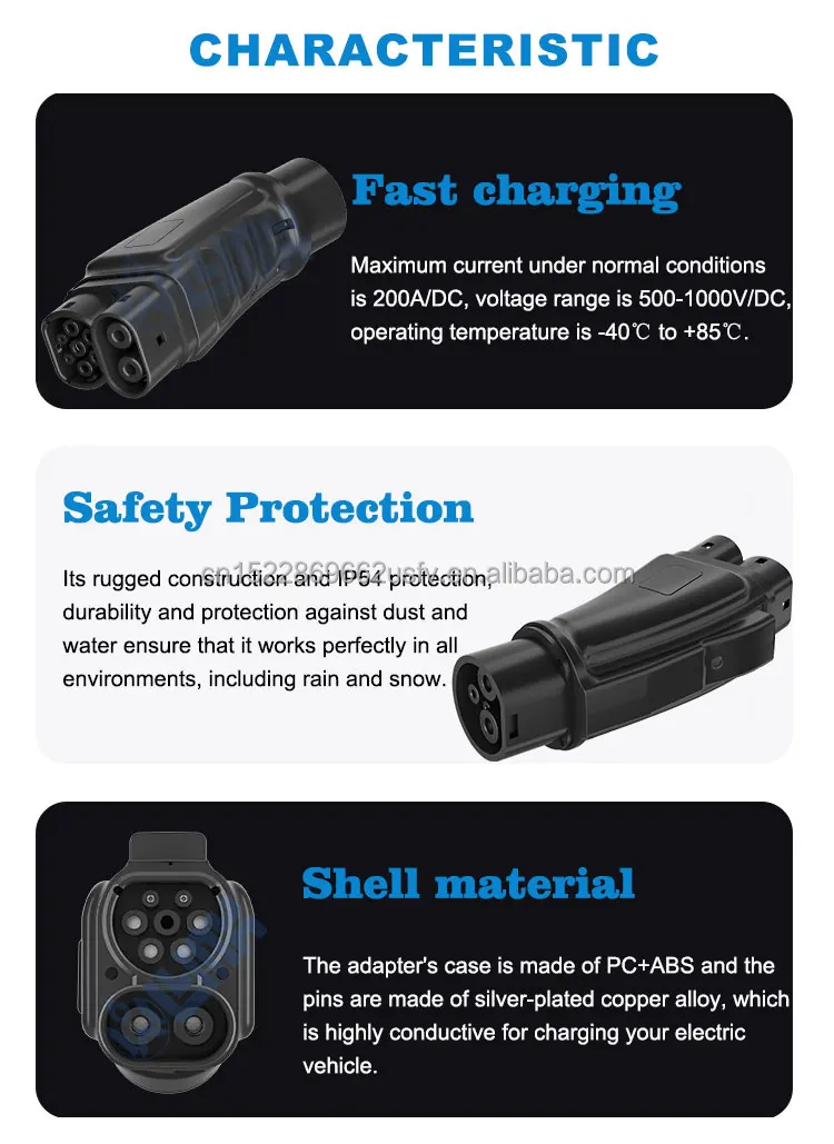 Evse Ev Charging Connector Portable Ev Charger Adapter Electric Vehicle ...