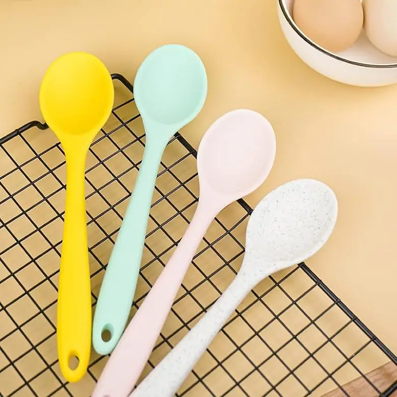 Wholesale High Quality Silicone Kids Spoon Baby Training Tableware ...