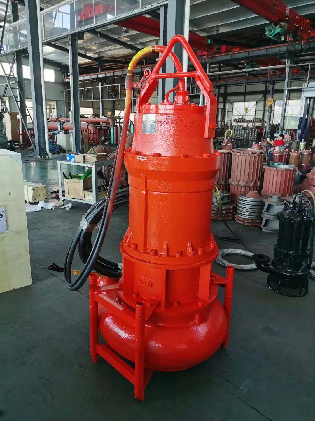 45kw 75kw High Power Submersible Sewage Pump Single Stage WQ Large ...