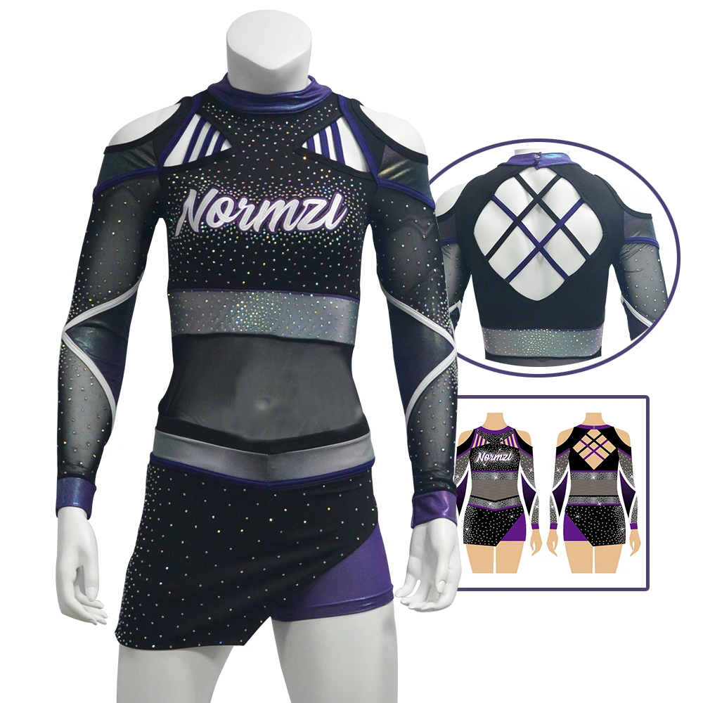 Custom Cheerleading Uniform Design Sublimation Cheerleader Uniform For ...