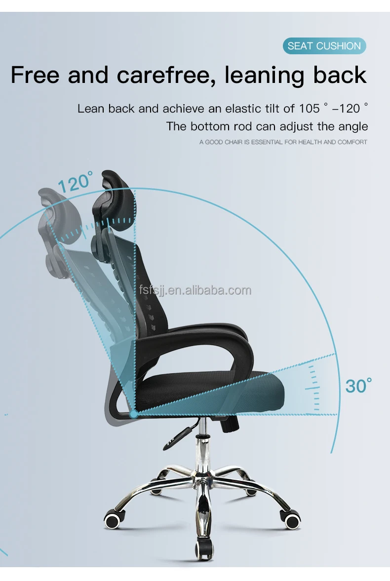 Practical Design Height Adjustable Features Swivel Chair Desk Task ...