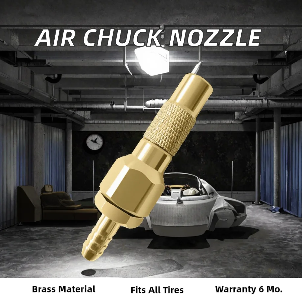 Brass Screw on Twist-on Air Chuck Tire Inflator Nozzle for Tire for ...