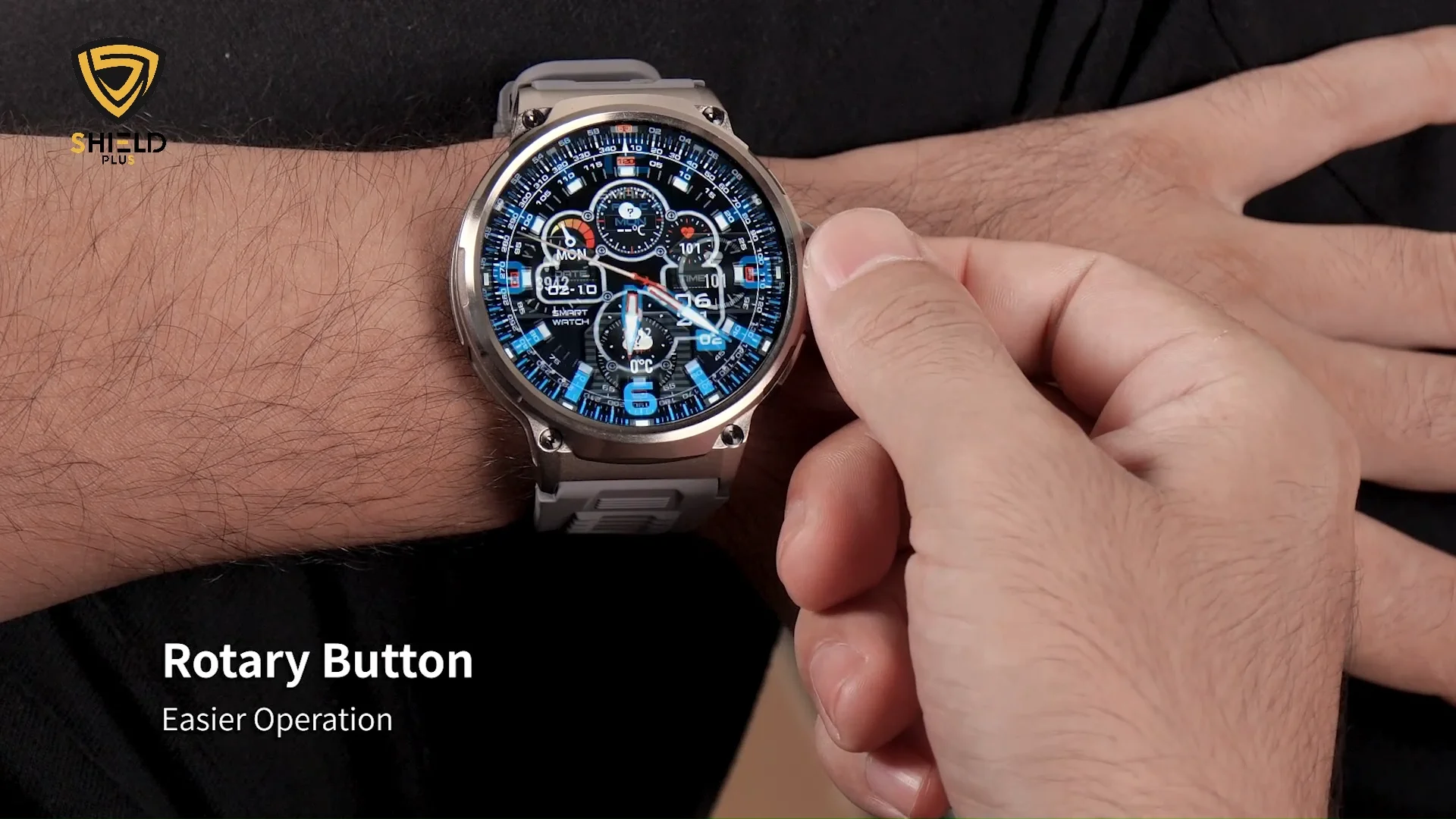 2023 V69 1.85'' Big Screen Smart Watch 710mah Large Capacity Battery Ruuged Outdoor Tactical ...