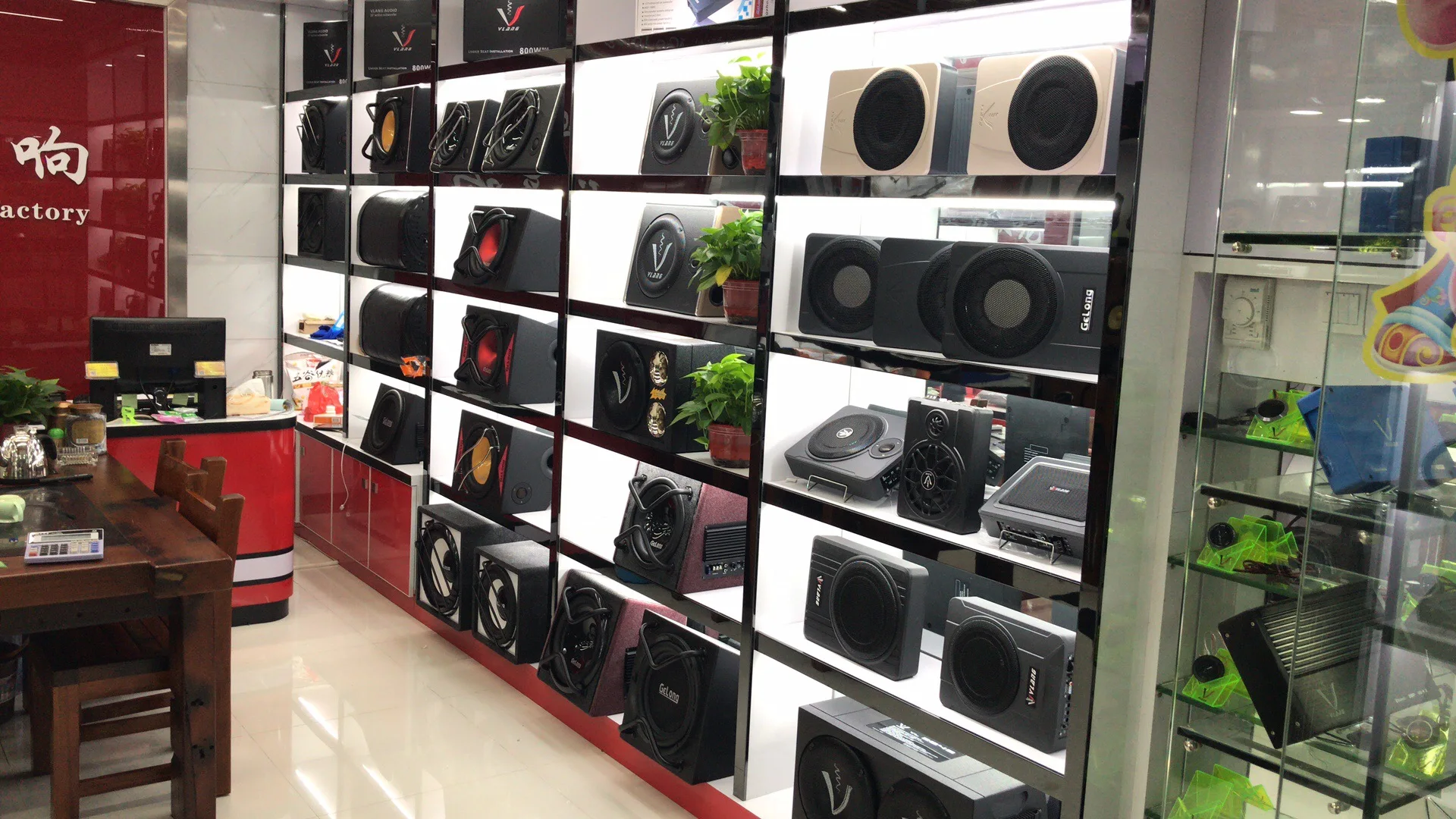 10" High Power Wooden Box Subwoofer - Vlang Car Audio