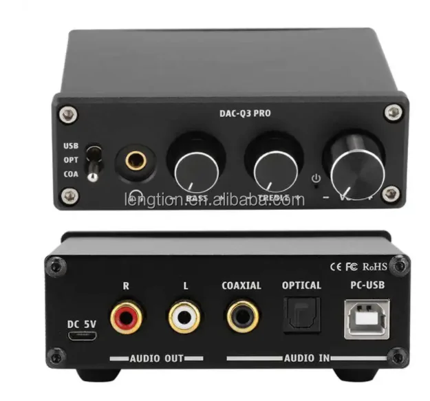 AC Q3 PRO DAC Decoding Decoder with Headphone Amplifier