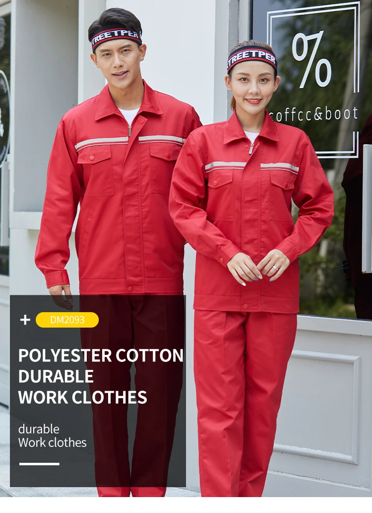 Work Uniform Suit for Factory & Construction - Breathable Safety ...