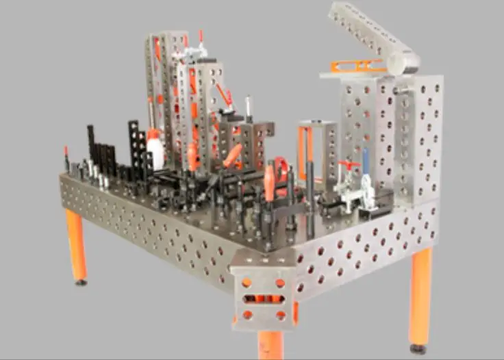 Factory Professional Nitride Coated Cast Iron Welding Table – Heavy ...