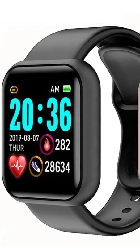 New Y68 D20 Smart Watch Men Women Blood Pressure Fitness Trackers ...