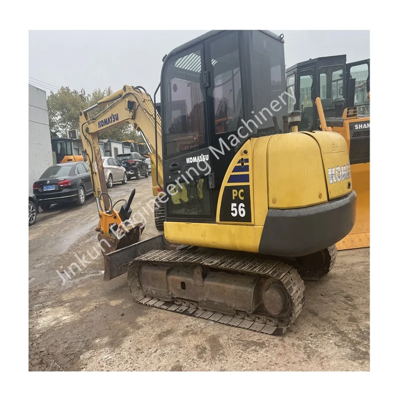 Used Construction Machinery Backhoe Mini Excavator Komatsu Pc56 For ...