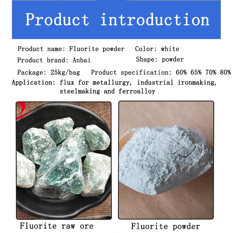 The Factory Supplies 80-98 Content Calcium Fluoride Powder In The ...