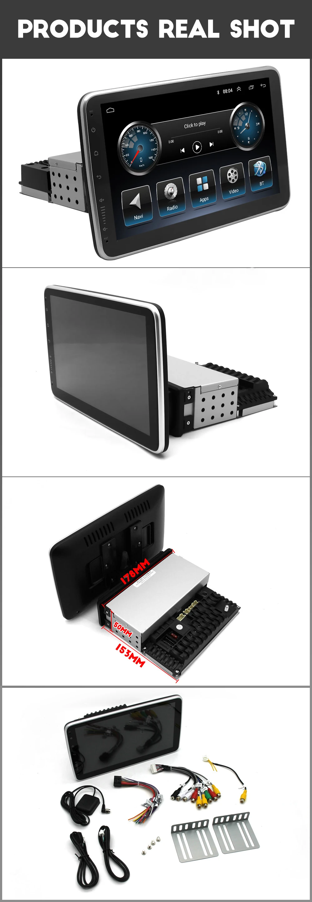 10 Inch Rotatable Android Car Radio - Multimedia & GPS