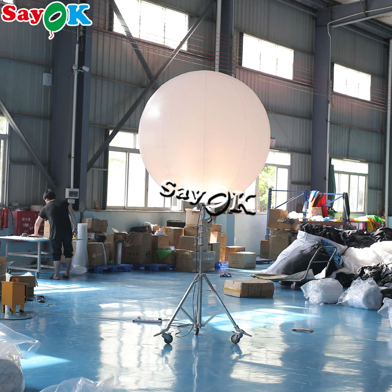 1.5m/5ft Wedding Decorate Stainless Steel Inflatable Tripod Stand Light ...