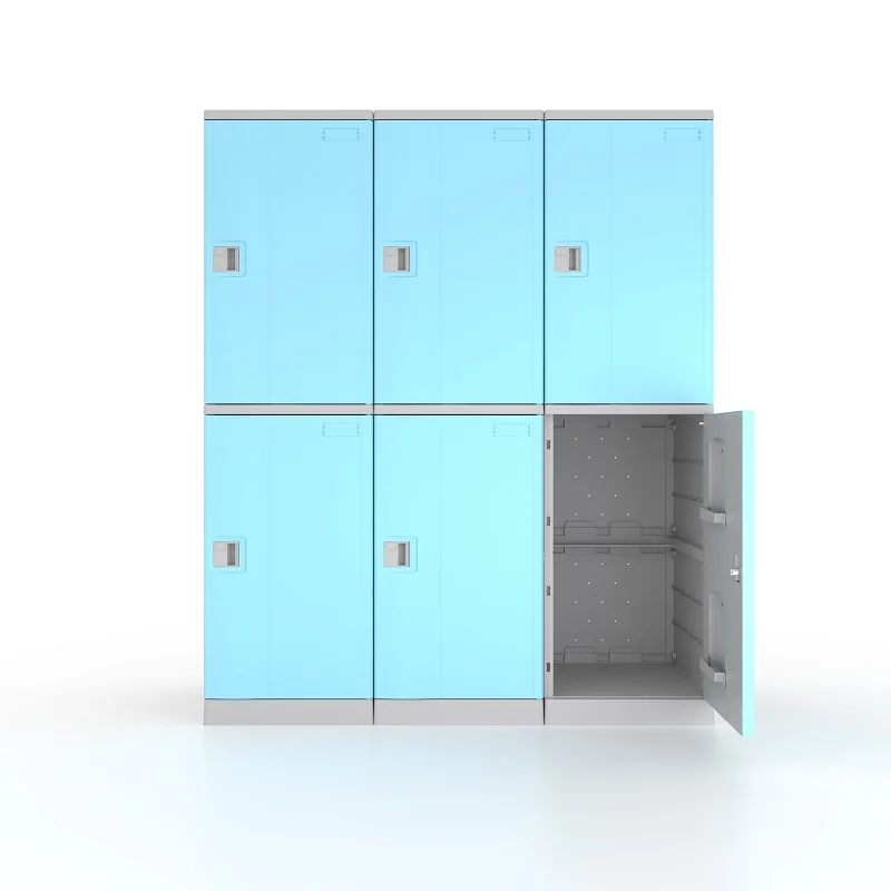 Abs Plastic Locker Blue Color 15 Doors Number Lock Locker Abs Locker ...