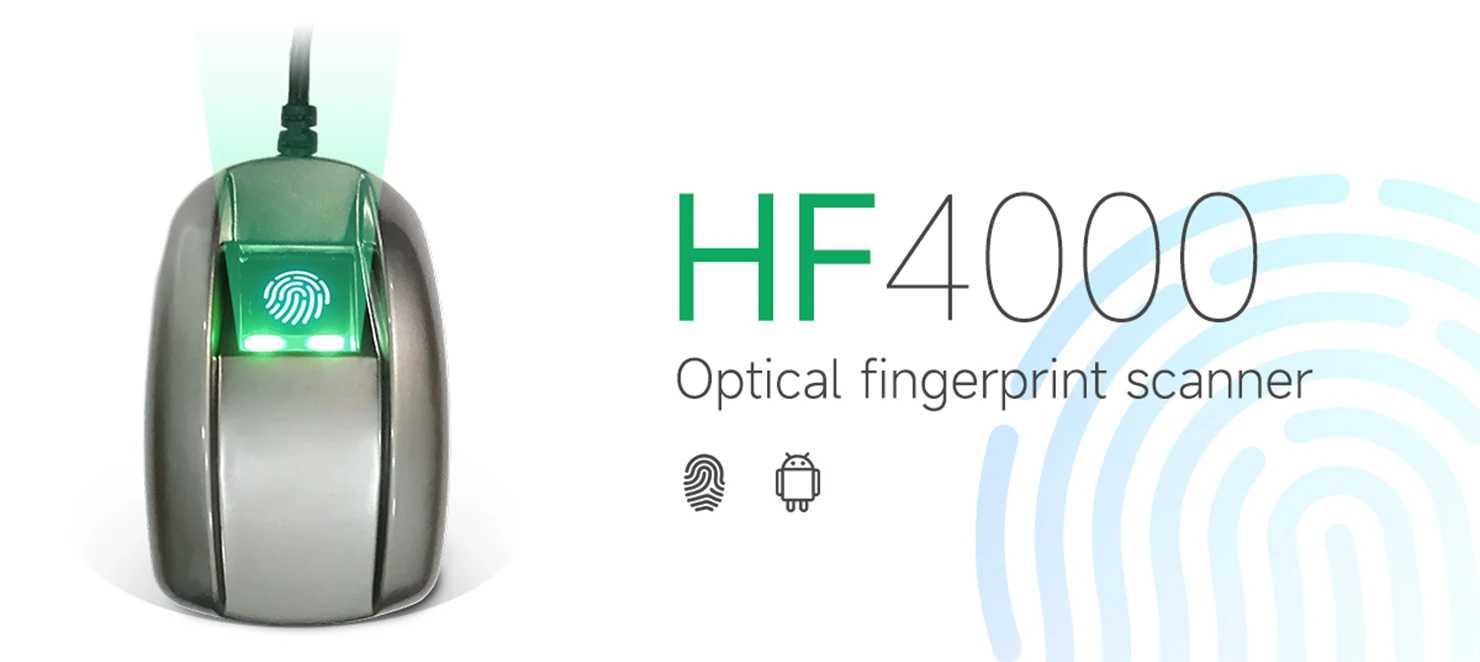 Hfsecurity Hf4000 Biometric Bluetooth Fap10 Finger Print Scanner Fingerprint Reader With Free ...