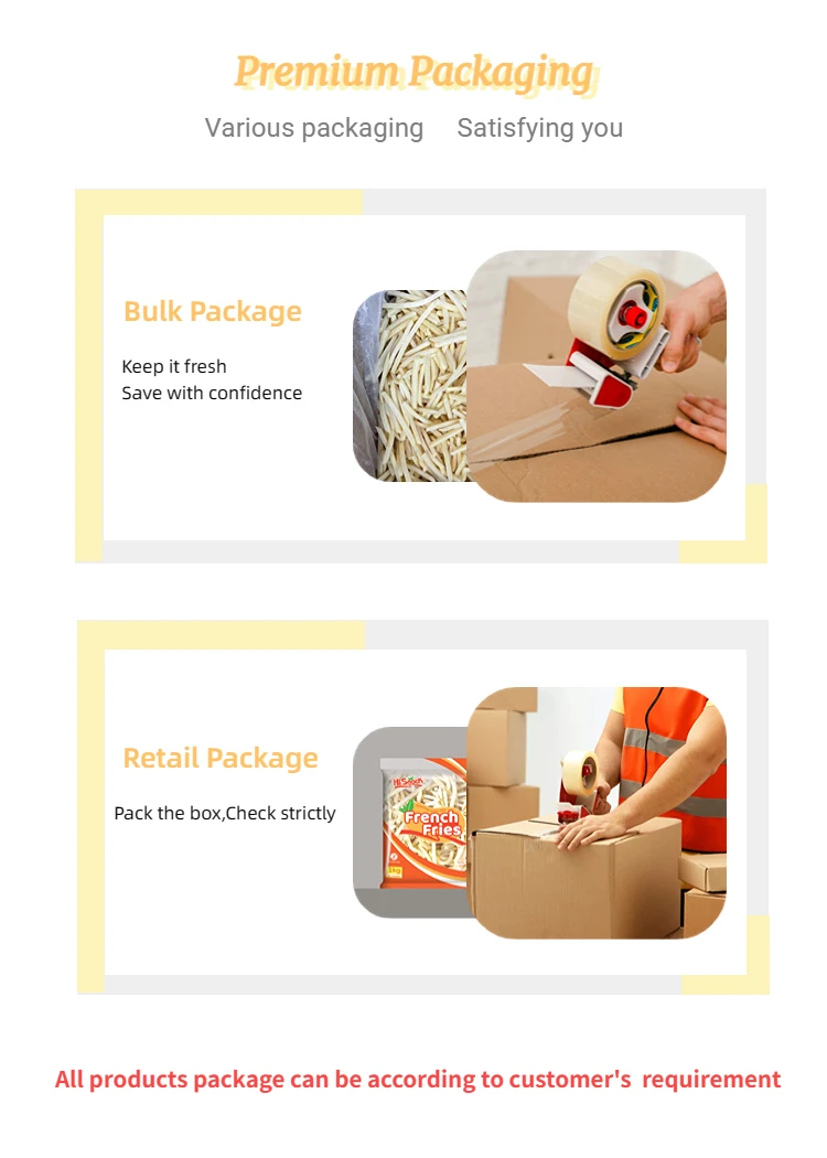 Top Quality Frozen French Fries - Crispy and Delicious