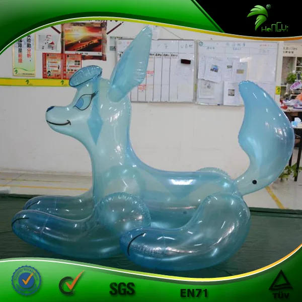 2m Lying Hongyi Sexy Toy Inflatable Transparent Blue Rabbite Animal ...