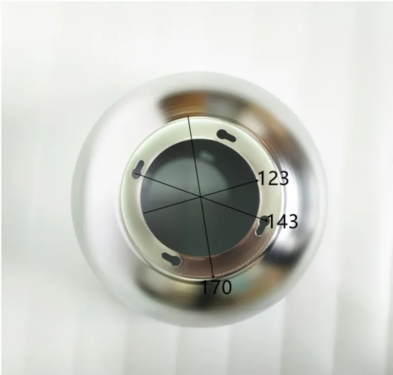 Lampshade Factory Spinning Aluminum Reflector 90 Degree Beam Angle