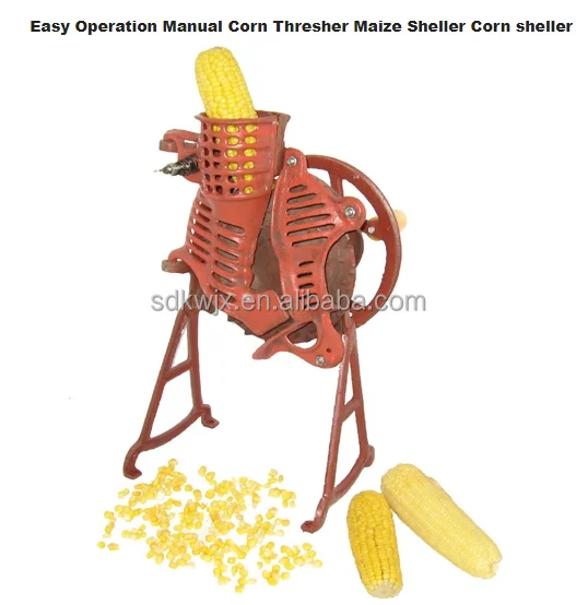 Hand Push Manual Corn/maize Easy Operation Manual Corn Thresher Maize ...