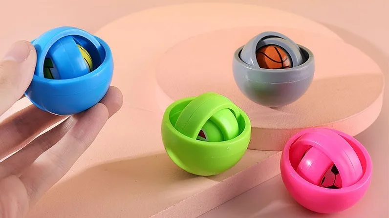 Novelty Sensory Spinner Cube Stress Relief 3d Infinite Flip ...