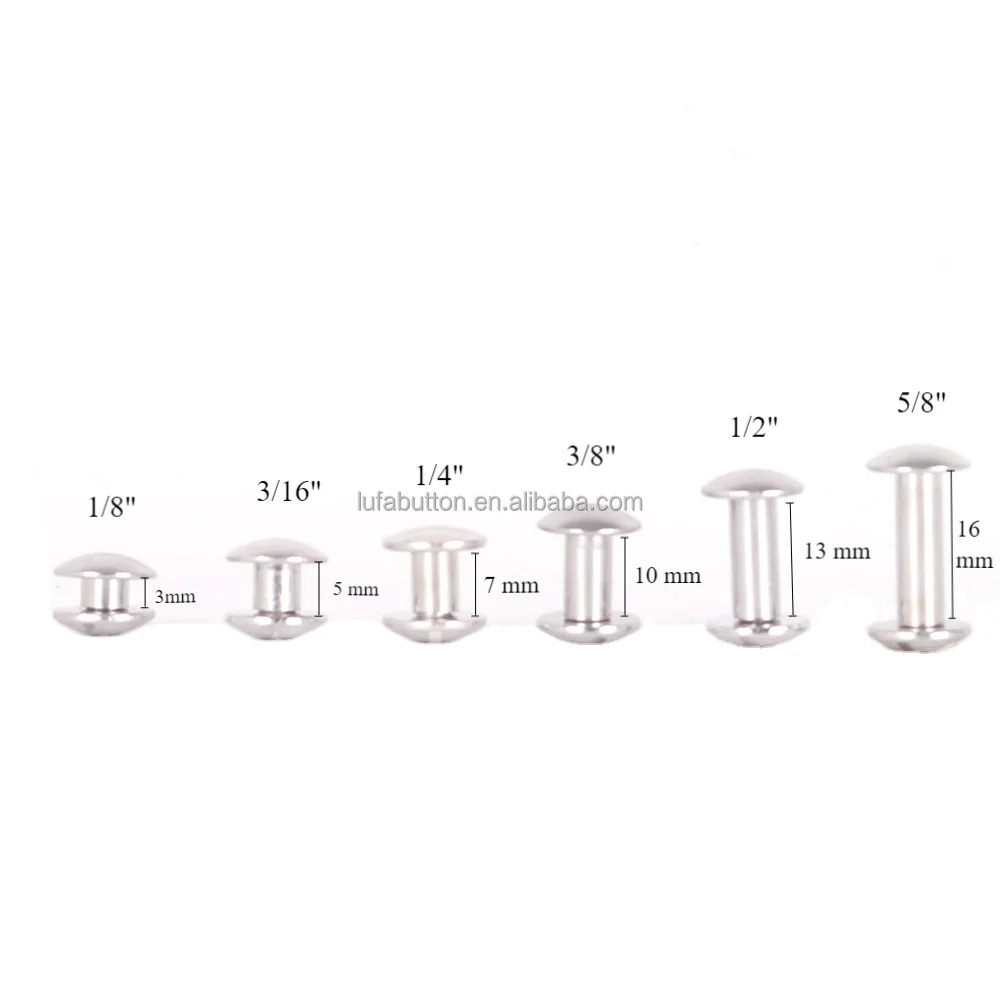 Custom Factory Price Book Or Leather Binding Fasteners Screws Bolt ...