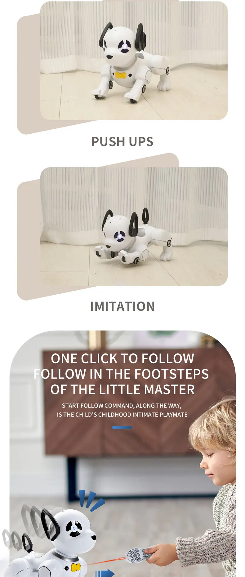 Smart Interactive Music Dancing Handstand Follow Bionic Programming ...