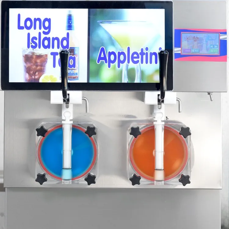 2 Tank Slush and Smoothing Snow Melting Machine for Margaritas