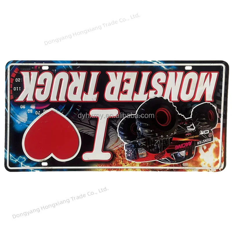 2024 Cartoon Car License Plates,Aluminum Car Number Plates Vehicle Car ...