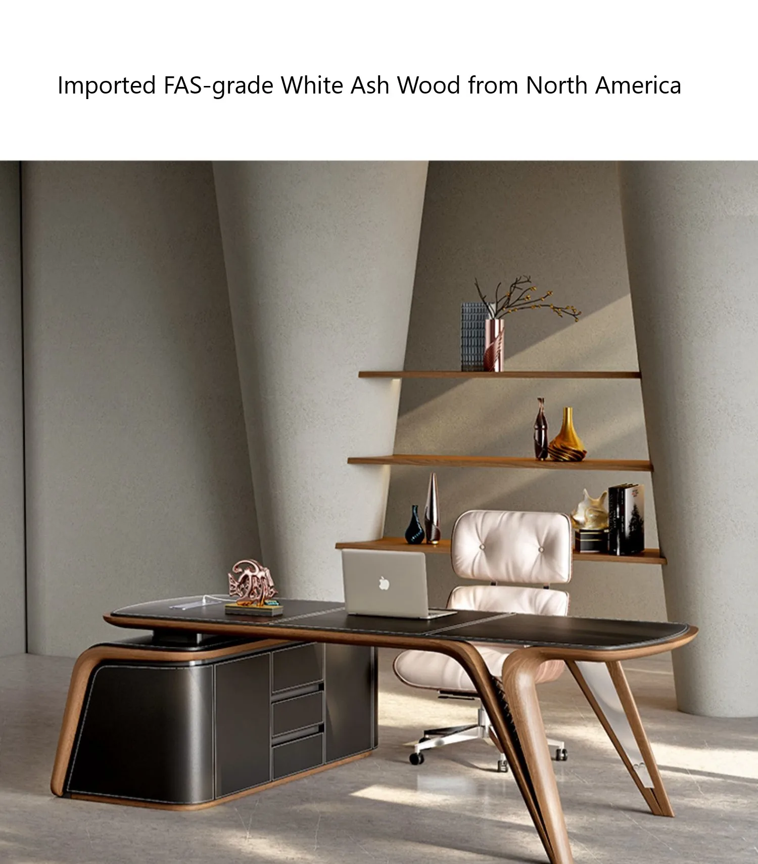 Dikaite Principal Office Table One Side Drawer Office Table Modern ...