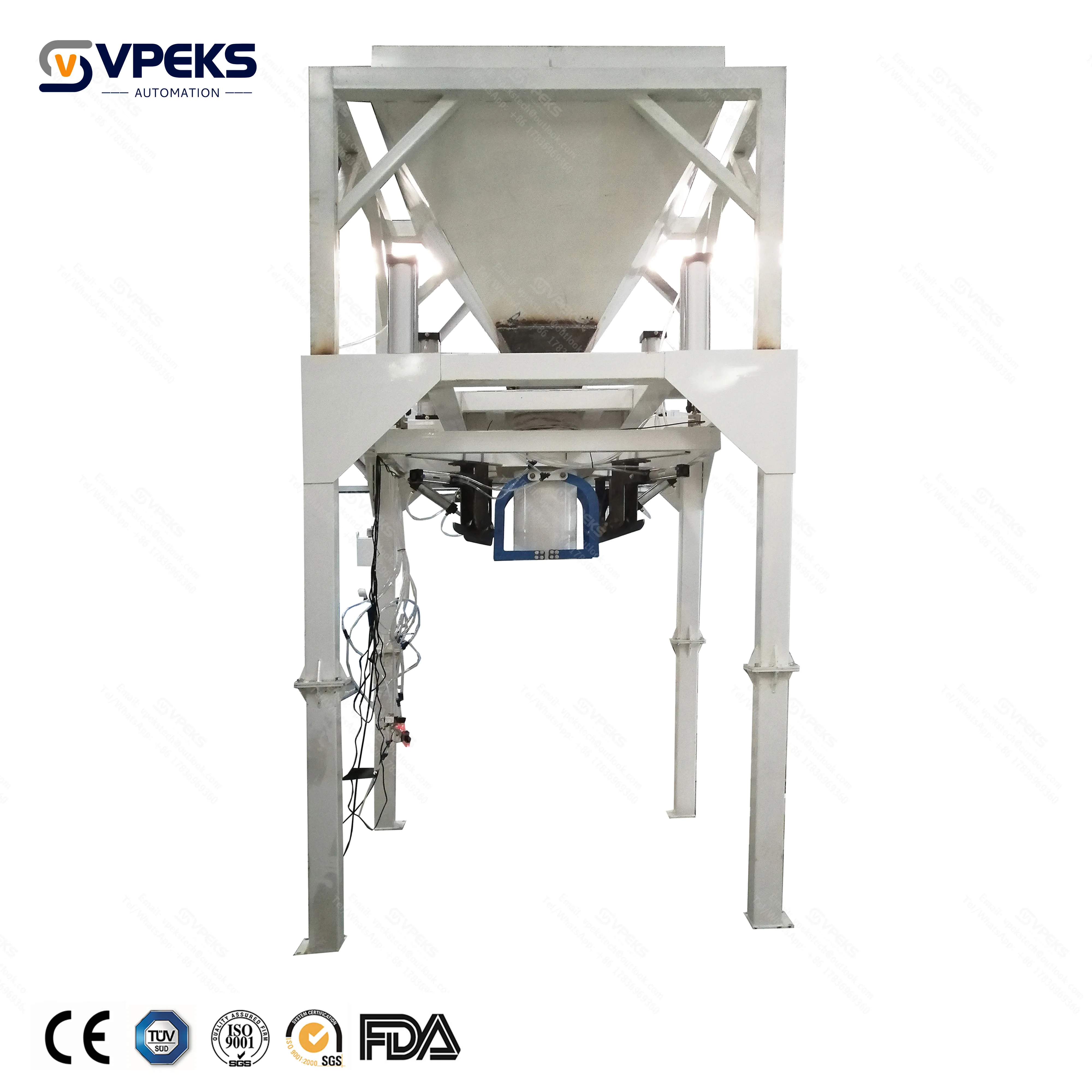 VPEKS Big Bag Packing Ton Bag System Packaging Line Weighing FIBC Bulk ...