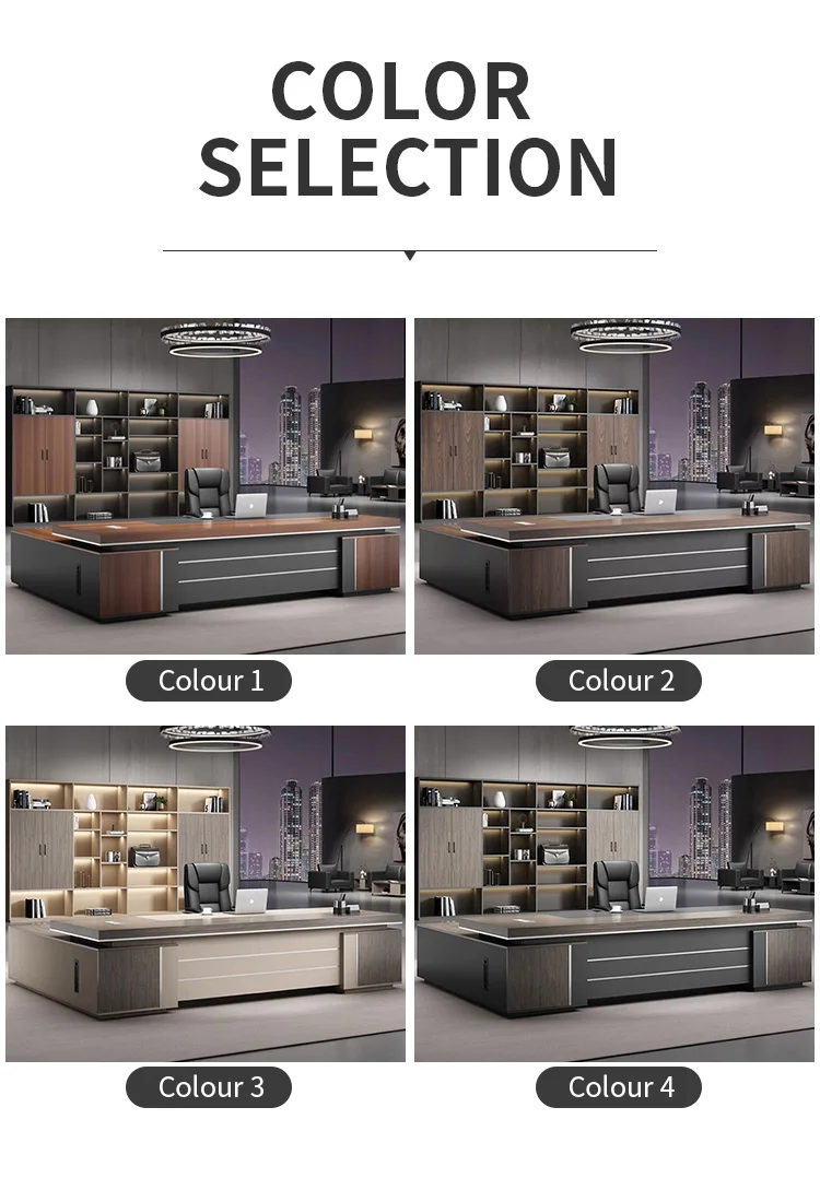 Executive Boss Table - Modern, Customizable Office Furniture
