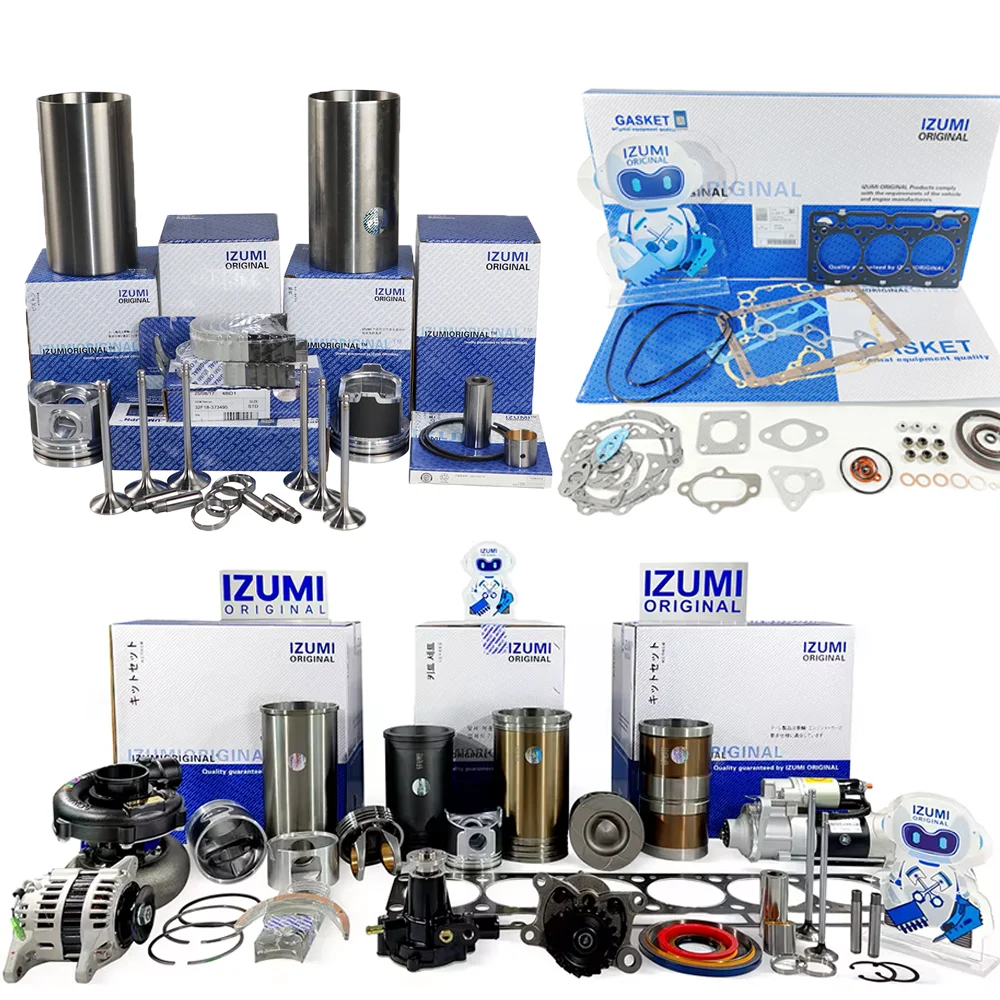 Izumi D902 For Kubota Engine Rebuild Kits D902 Full Gasket Set Overhaul Rebuild Kit For Mini ...