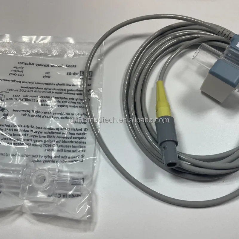 Capnography Etco2 Monitor Mainstream And Sidestream Capnomete Sensor ...