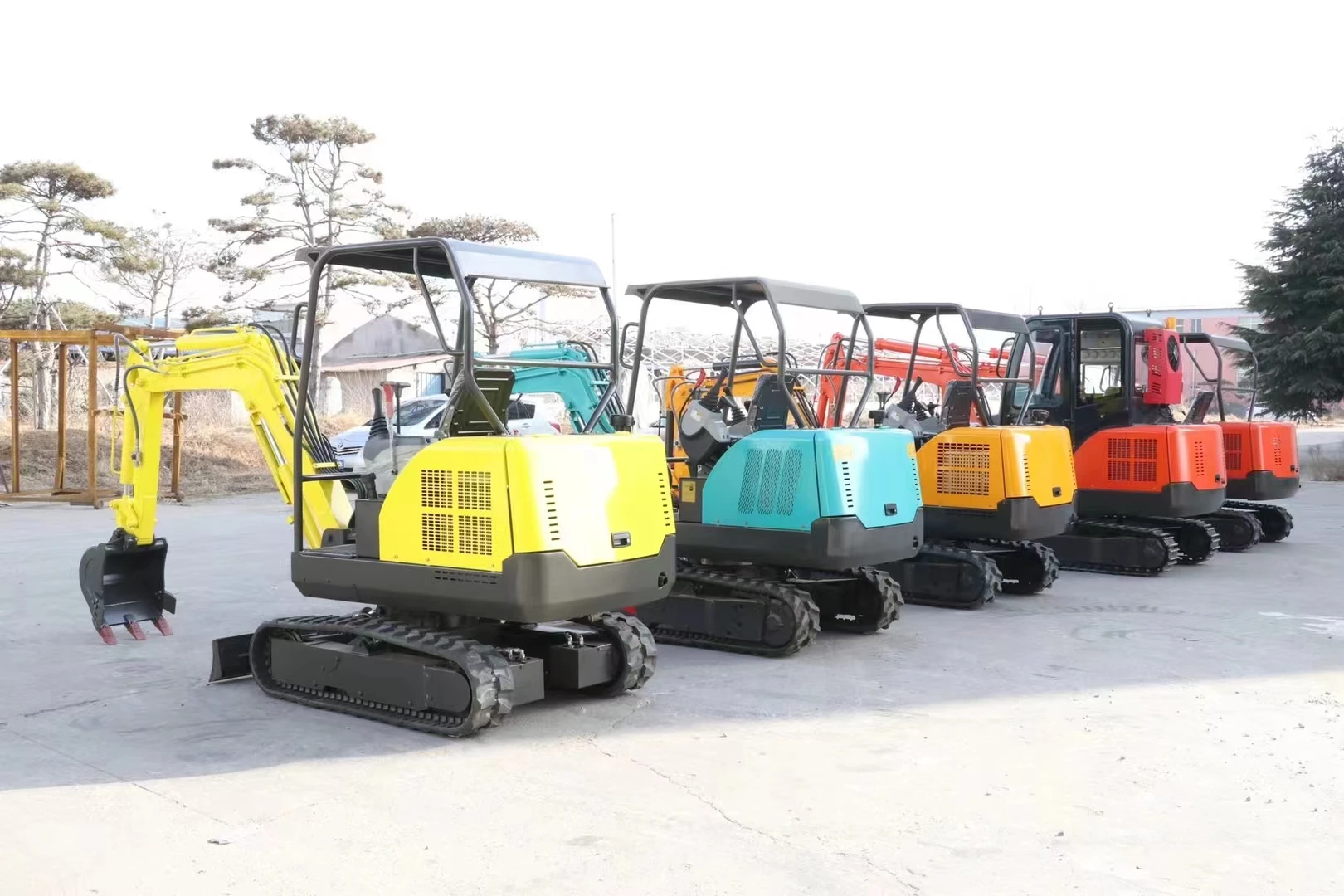 Free Shipping Brand Mini Excavator 3.5 Ton 2.5 Ton Mini Escavadeira ...
