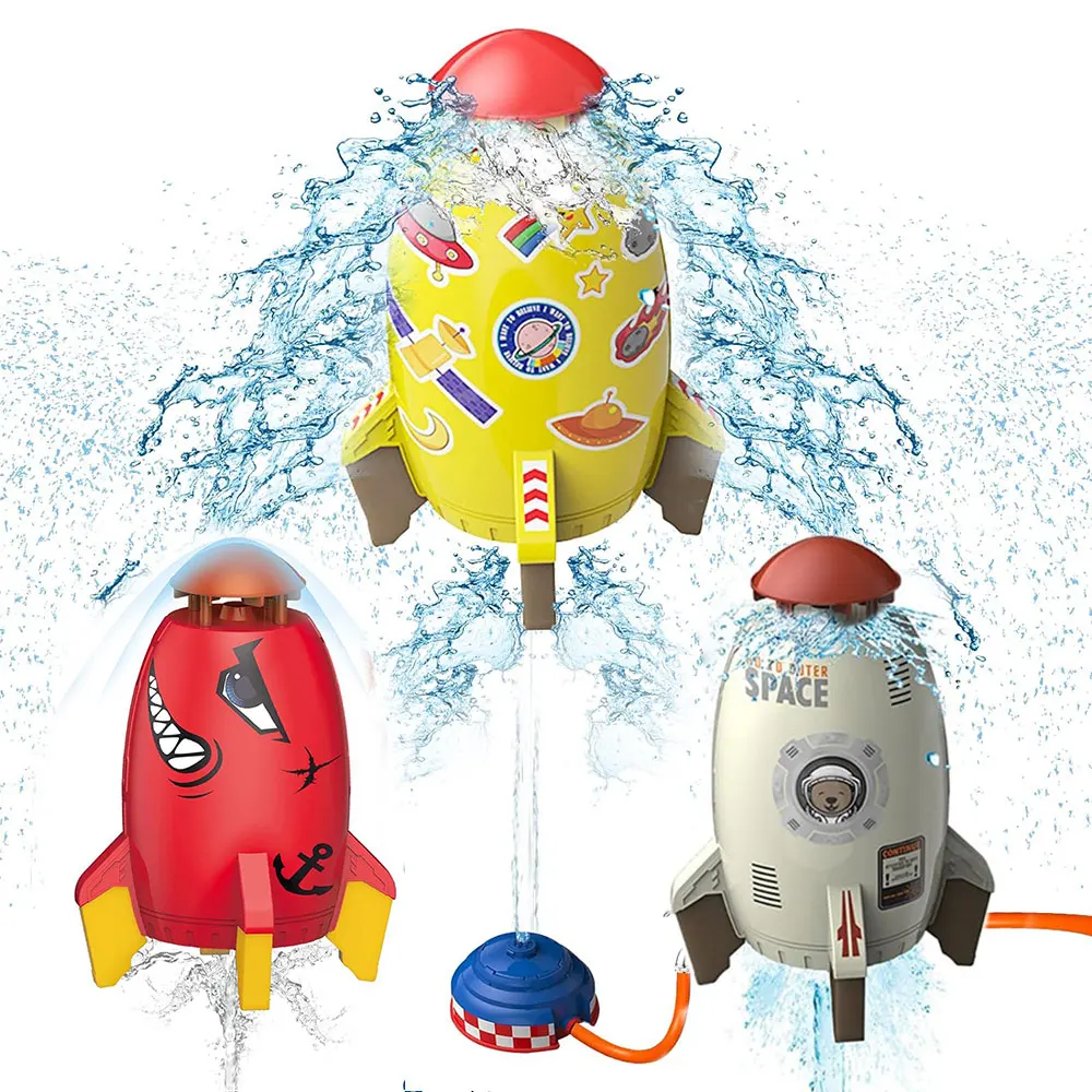 Swimming Pool Sprinkler Shark Rocket Launcher Outdoor Water Toys For ...