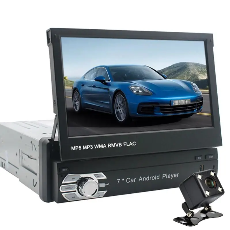 Universal 1din Mp5 Wince Radio Car Dvd Player BT FM RDS AUX TF Car Stereo Gps Navigation ...