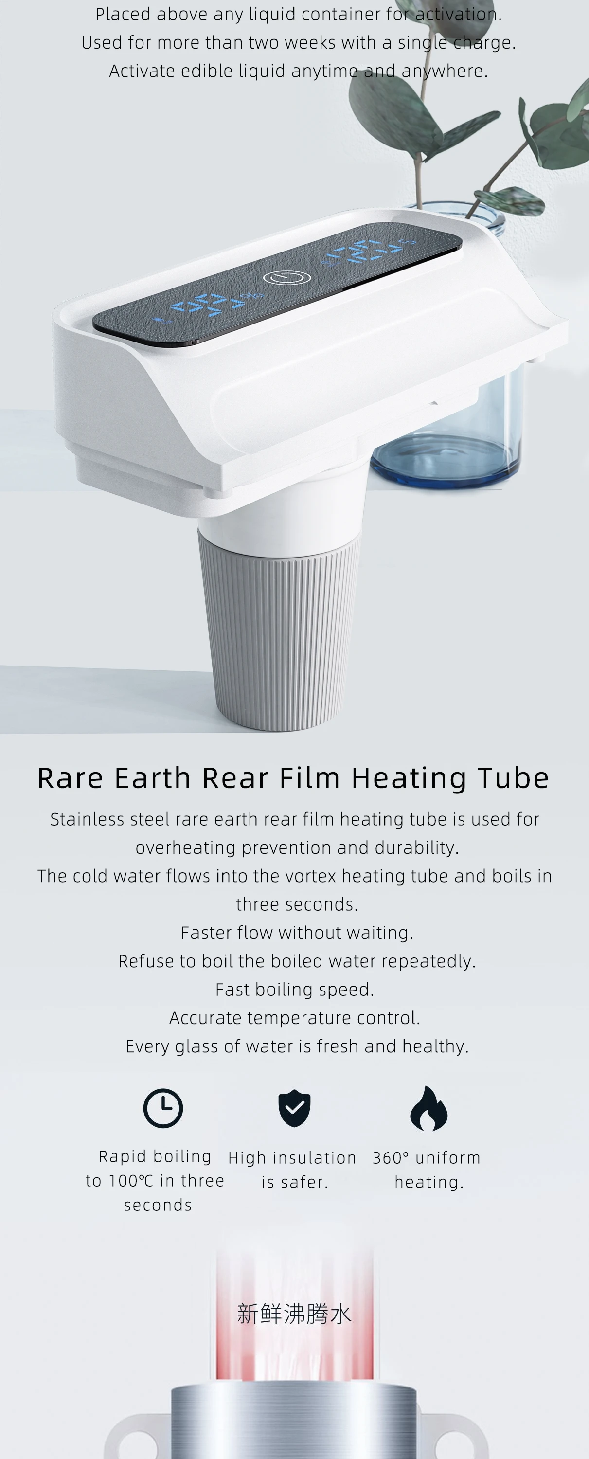 Schumann Resonator TC Terahertz Water Device - 7.6hz Active Water