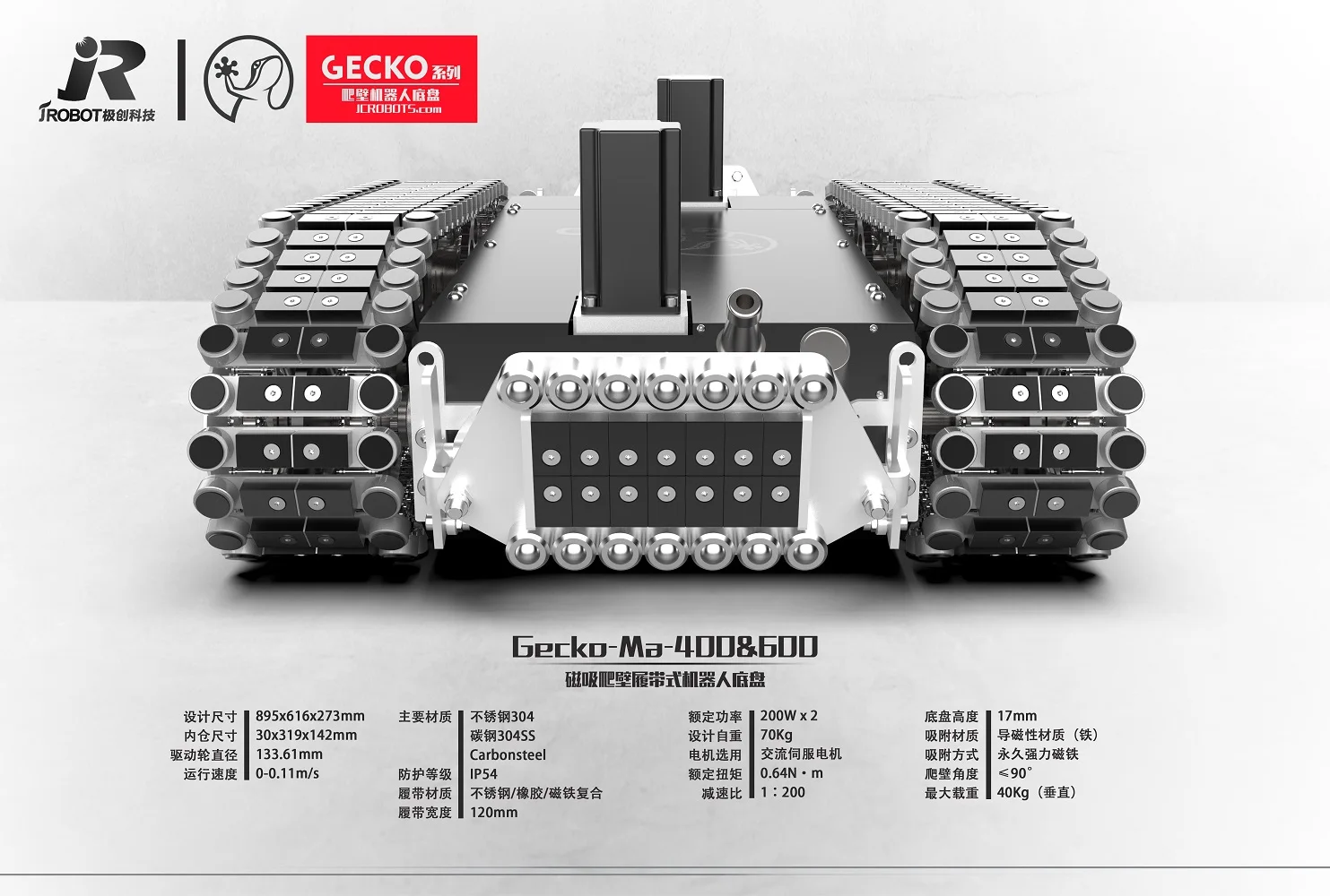 Gecko-ma600a Medium Sized Vertical Permanent Magnetic Crawler Wall Climbing Robot - Buy Medium ...