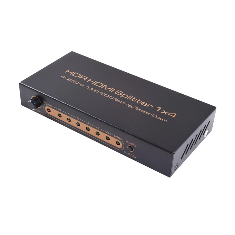 1 In 4 Out Hdmi Splitter 1x4 Support Scaler Down - Buy Splitter Hdmi ...