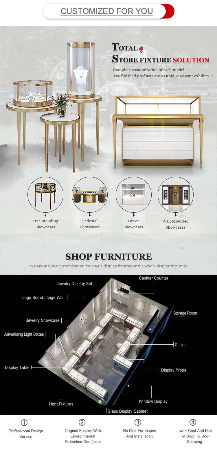 Custom Watch Counter Display Stand for Watch Shop Retail Display Wall ...