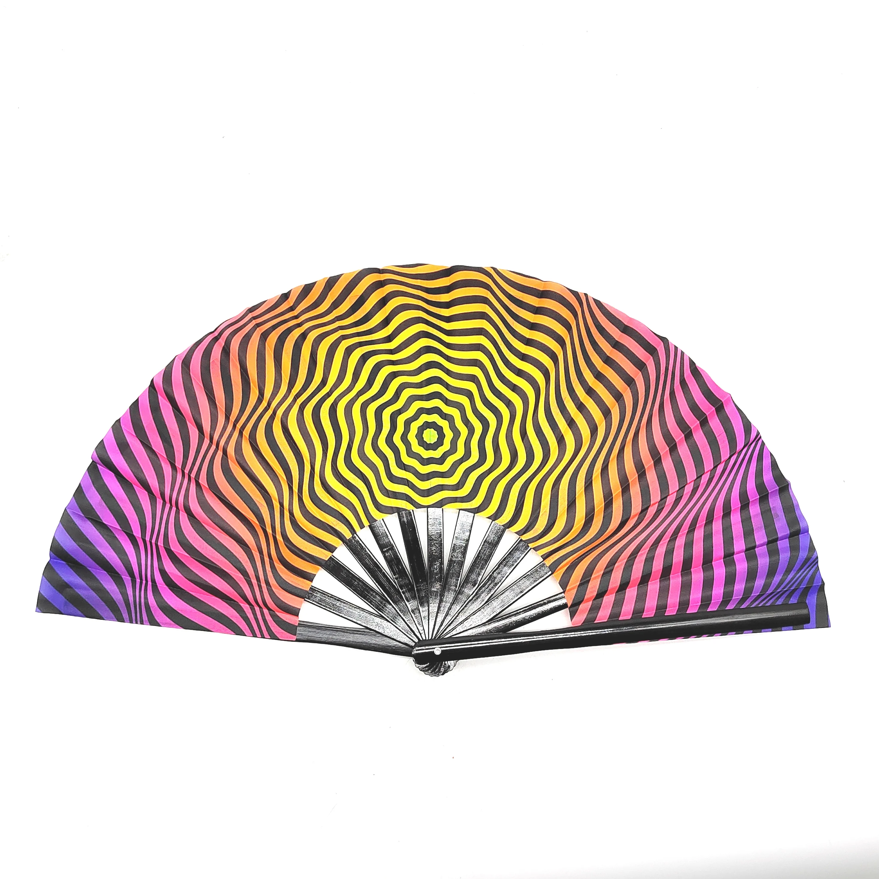BSBH Wholesale Custom Printed Bulk Hand Fans 33Cm Large Uv Reflective ...