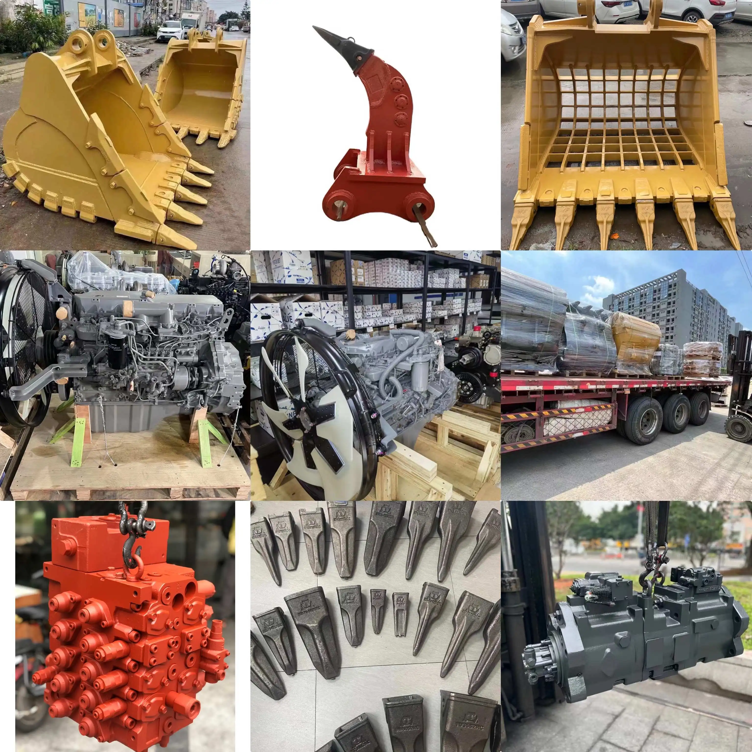 Construction Machinery Parts Excavator Diesel Engine C6.4 High Pressure ...