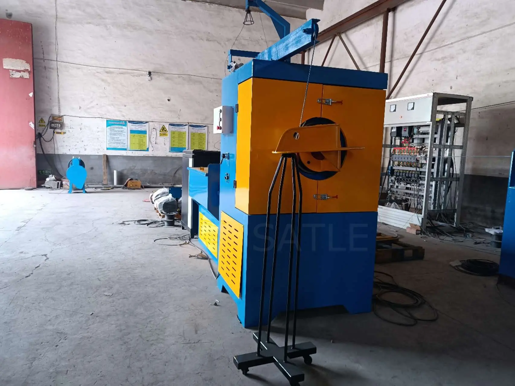 Wire Spooler/spooling Take Up Machine After Galvanized Iron Wire Making ...