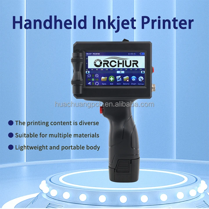 Handheld Inkjet Printer Small Production Date Qr Code Barcode Label ...