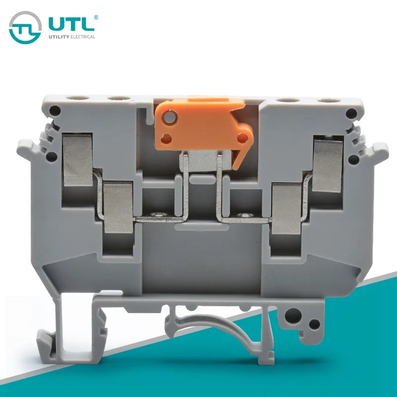 Electrical Wire Connector Knife-disconnect Screw Connection Din Rail ...