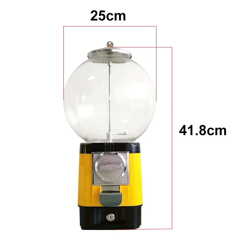 Coin-operated Candy Chewing Gum Gashapon Vending Machine Plastic Toys ...