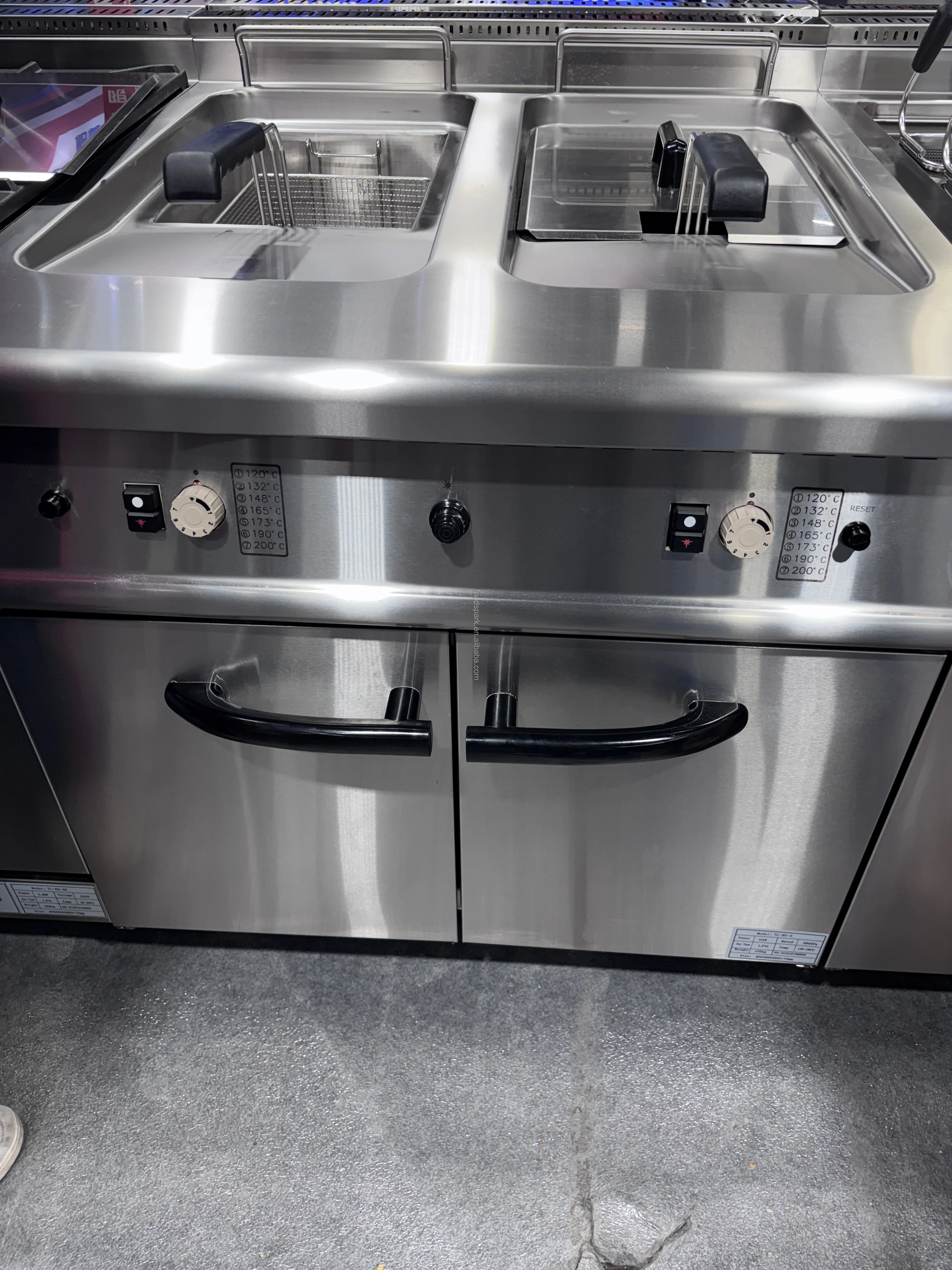 Commercial Deep KFC Chicken Fryer Machine Kitchen Equipment Used Gas ...