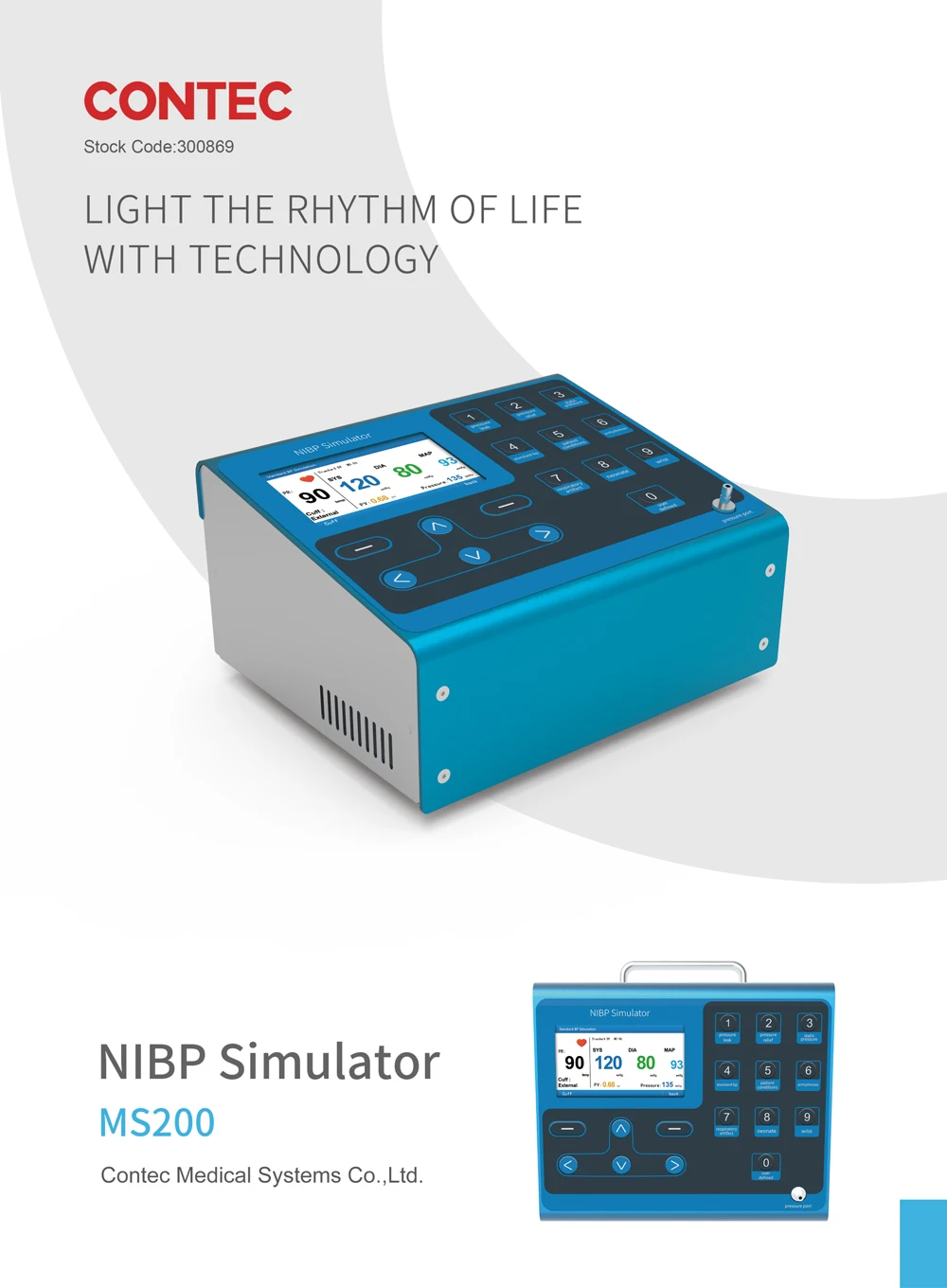 Contec MS200 NIBP Simulator - Dynamic Blood Pressure Simulations