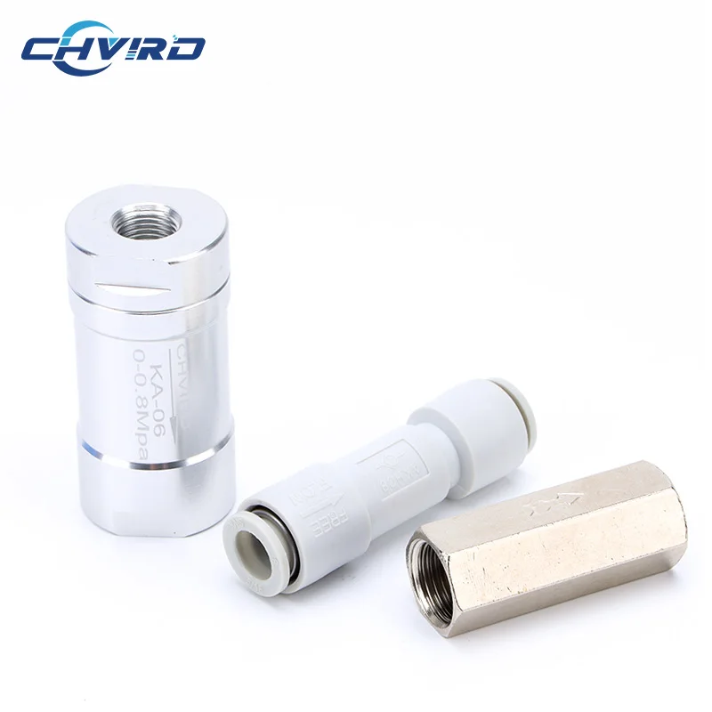 6mm One-touch Plastic Pneumatic One-Way Check Valve Non-Return Valve 04 ...