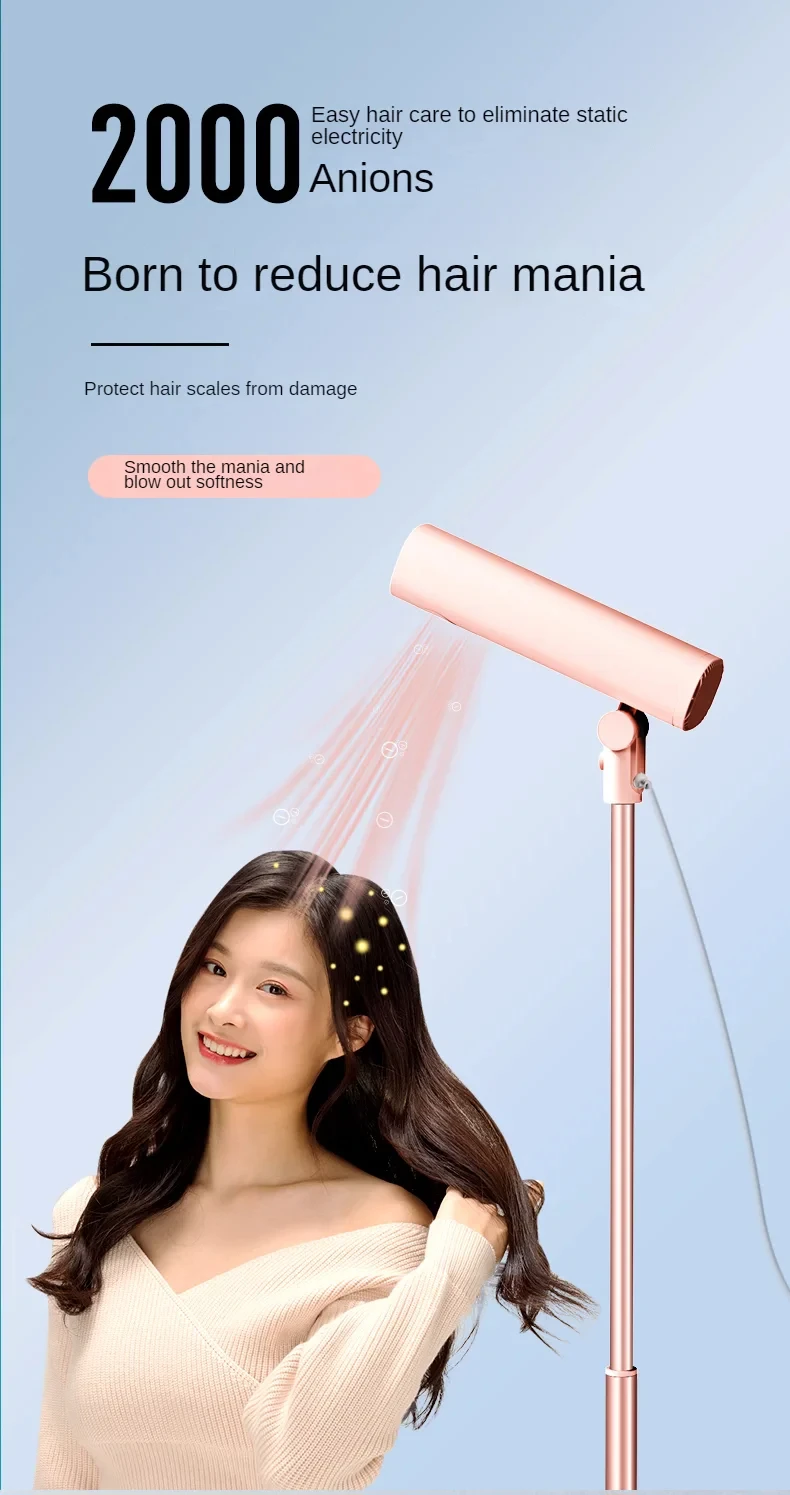 Professional Salon Standing Household Hands Free High Power Hair Dryer ...